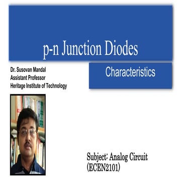 p-n Junction Diode | PPTX