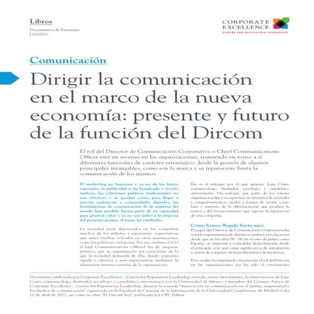 Importancia del Dircom | PPTX