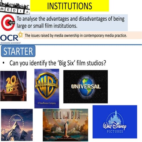 Film Institutions | PPTX
