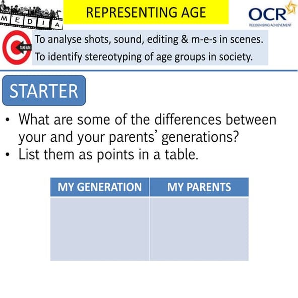 Representation age | PPTX