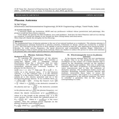 Plasma Antenna | PDF