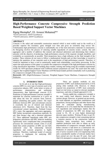 Predicting The Strength Properties of Self Healing Concrete Using Artificial Neural Network | PDF