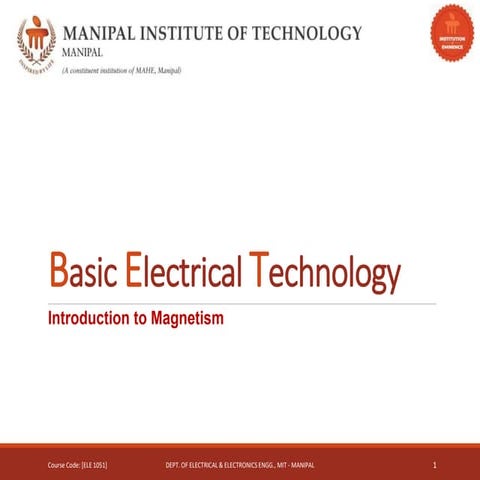 Basic electric theory - Introduction to Magnetism.pptx
