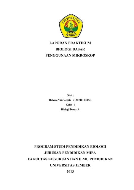 Pembuatan preparat segar | PPT