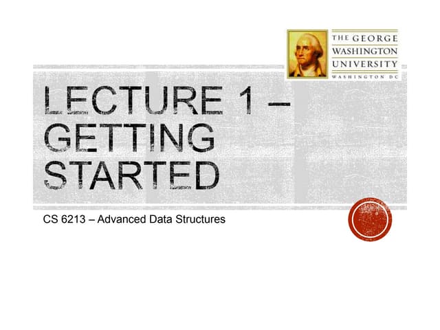 Stacks Queues Binary Search Trees Lecture 1 Advanced Data Structures Ppt