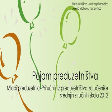L1.pojam preduzetništva.pojam preduzetnika | PDF