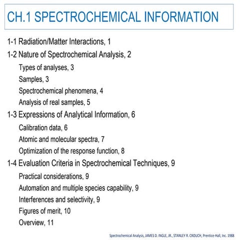 spectroscopy | PDF