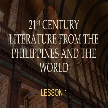 Pre-colonial Literature | PPTX