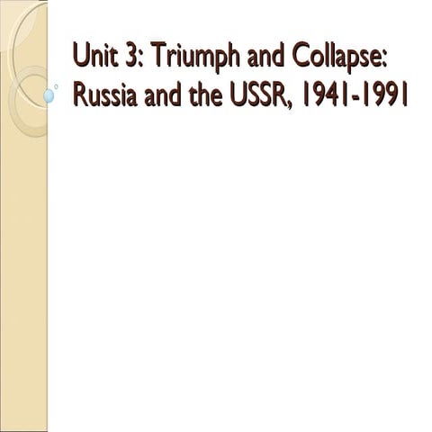 History : Communism in Russia | PPTX