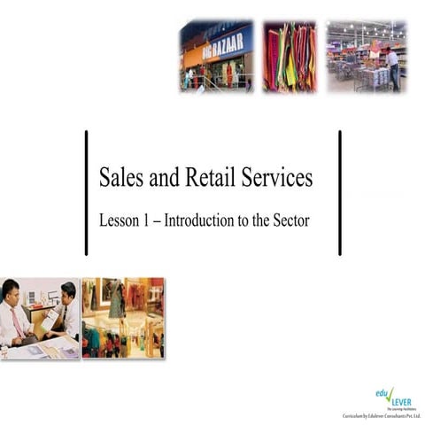 L1 introduction to sales & retail | PPTX