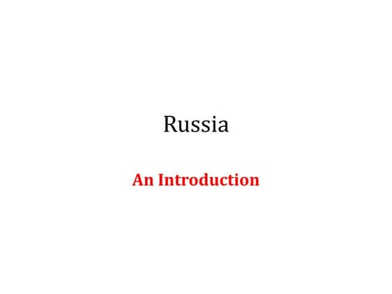 Russia 1450 1750 | PPT