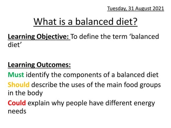 Introduction to nutrition | PPTX