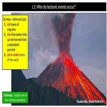 L1_-Why-do-tectonic-events-occur_IGCSE Geography | PPT