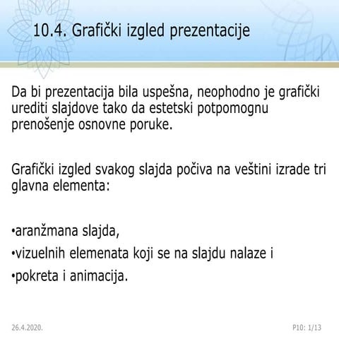 Uputstvo za kreiranje PowerPoint prezentacije opsta namena prezentacije | PPT