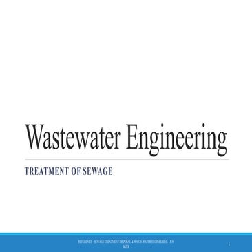 Wastewater treatment Processes (Priliminary and Primary) .pptx