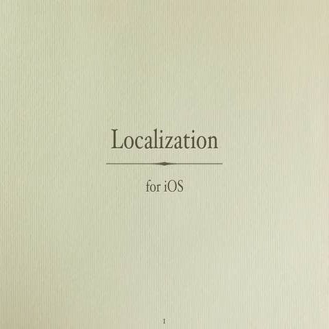 Ios Localization Ppt