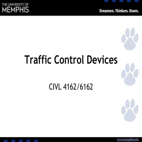 L10 Traffic Control Devices | PDF