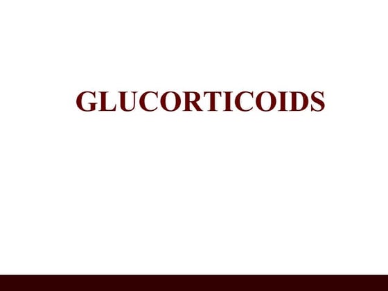 functions of glucocorticoids.pptx | Endocrine and Metabolic Diseases ...