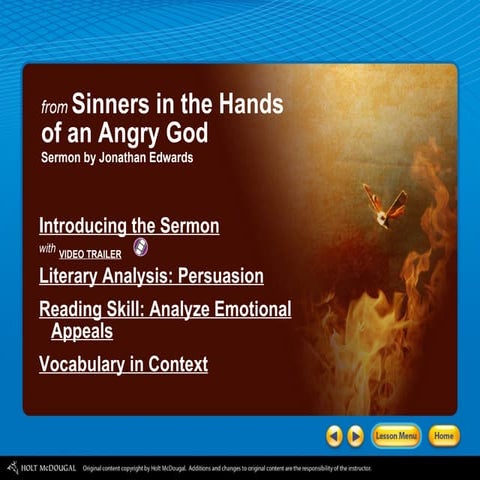Sinners in the Hands of Angry God | PPT