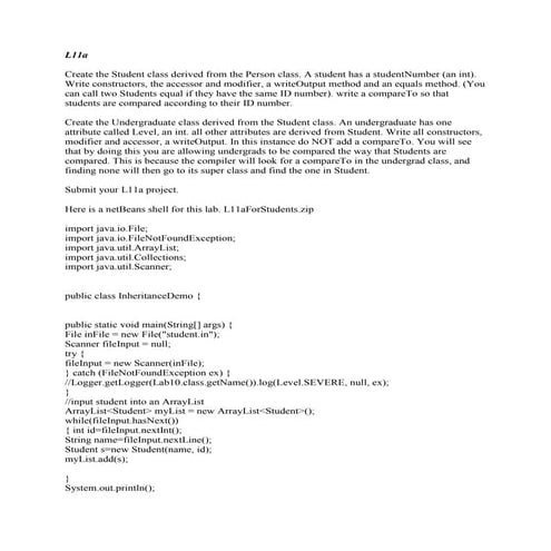 L11a Create the Student class derived from the Person class- A student.docx
