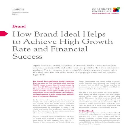 How brand ideal helps to achieve high growth rate and financial success ...