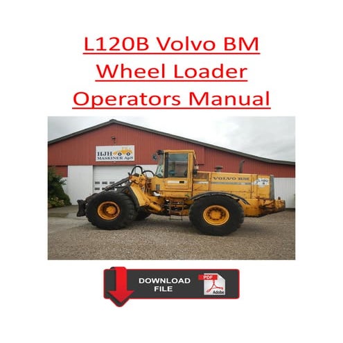 L120B Volvo BM Wheel Loader Operators Manual | PDF