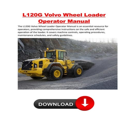 L120G Volvo Wheel Loader Operator Manual.pdf