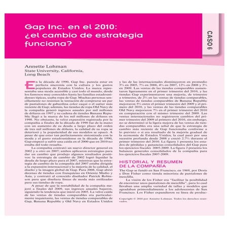L13 cambios en la estrategia funcioanal- caso gap - administracion ...