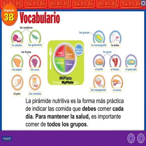 Realidades 1 - 3B: Para mantener la salud | PPT