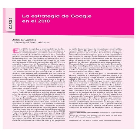 L14 caso de estudio- la estrategia de google - administracion ...