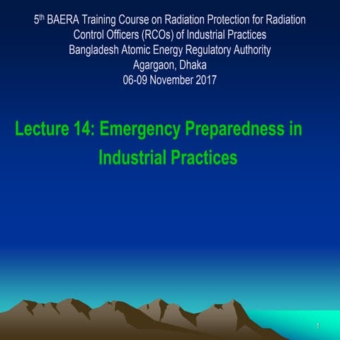 L14 emergency preparednes-industrial facility | PPT