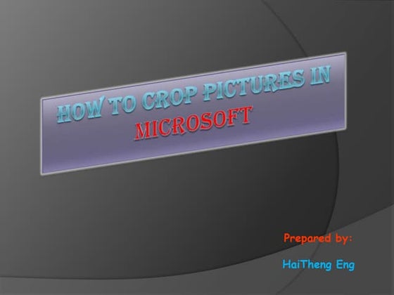 Image Scrolling Tutorial in PowerPoint | PPTX | Photo Editing Software | Computer Software and ...