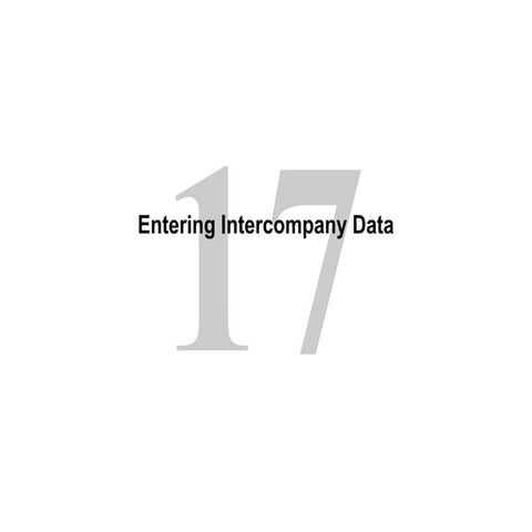 L17 entering intercompany data | PPT
