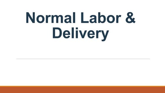 Stages of labour | PPT