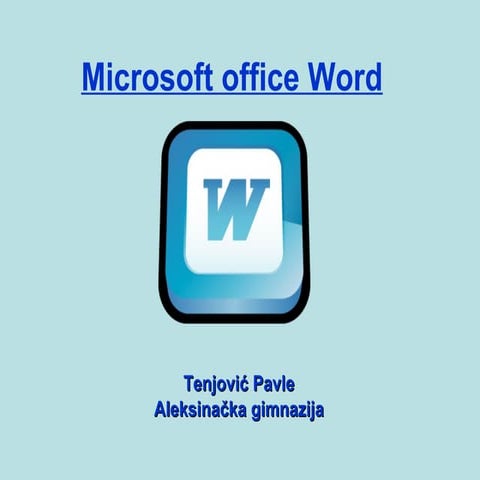 Cirkularna pisma u Word-u | PPT