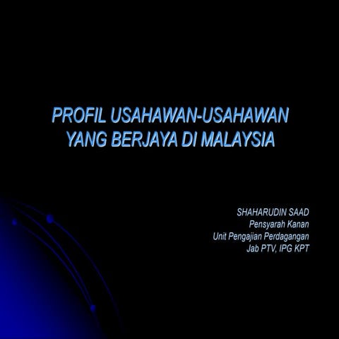 L1B-Profil Usahawan Msia.ppt