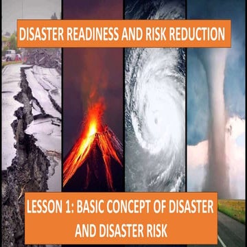 L1 Basic concept of Disaster and DIsaster Risk.pptx