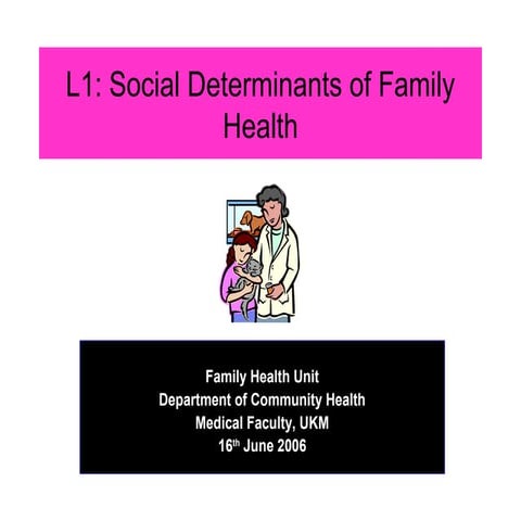 Basic and Social Needs of the Family | PPTX