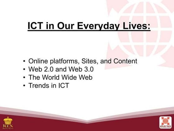 L1 Introduction To Information And Communication Technologyppt