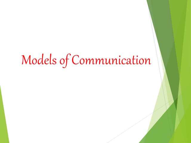 Helical Model of Communication - Speech Communication | PPTX