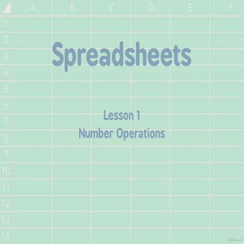 L1 presentation number operations | PPT