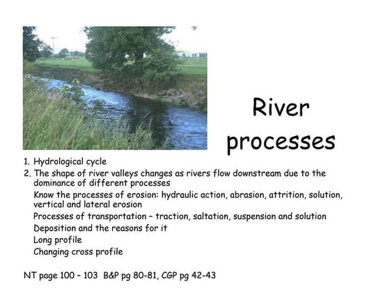 The work of rivers | PPT