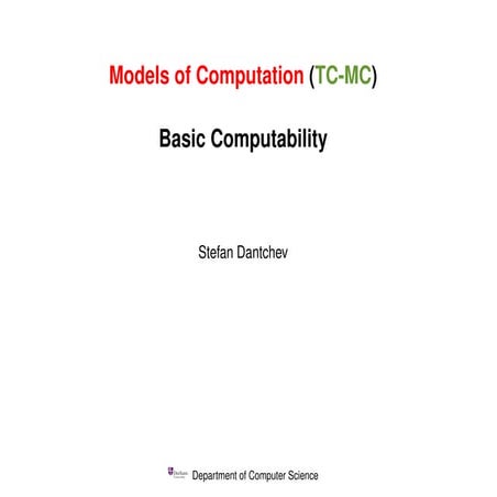 L1_TMs_Primitive_Godel.pdf Theory of com | PPT
