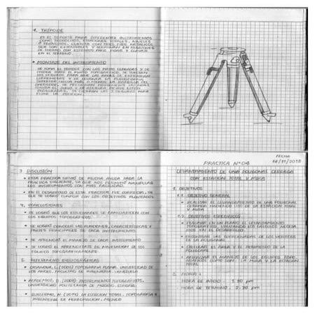 Libreta topográfica PARTE 2 - Universidad Nacional de Trujillo - Ingeniería Ambiental | PDF