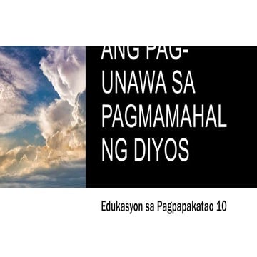 L2. ESP 10 Ang Pag-unawa sa Pagmamahal ng Diyos.pptx
