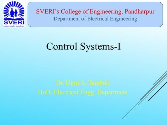 Basic elements in control systems | PPT