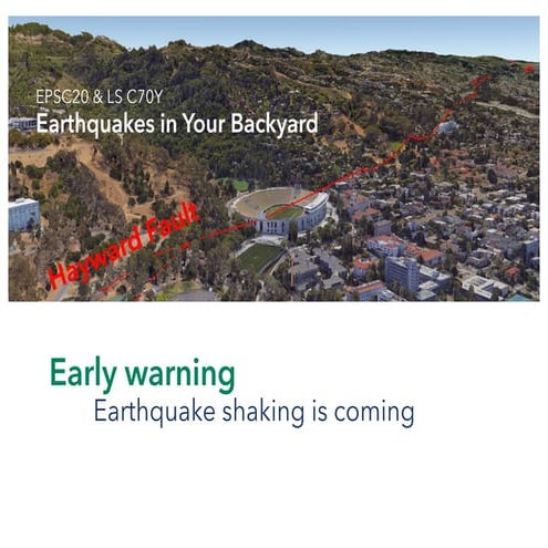 lecture 20 early earthquake warnings - earthquakes 20 | PDF