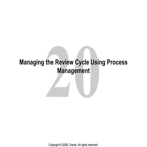 L20 managing the review cycle using process management | PPT | Business ...