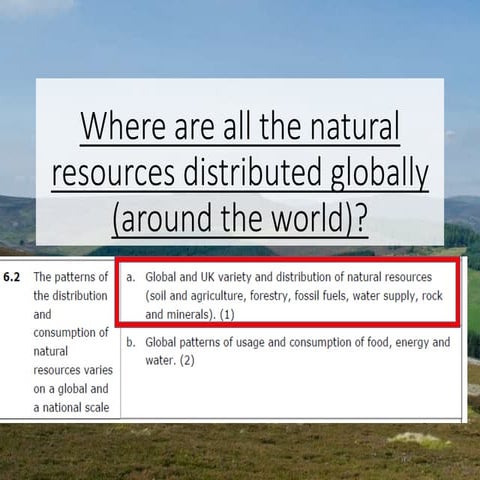 L2a resource distribution | PPTX