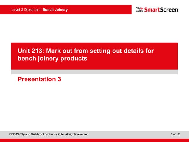 joinery setting out and marking out | PPS
